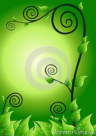 Creeping Plant Vector Illustration | CartoonDealer.com #40948762