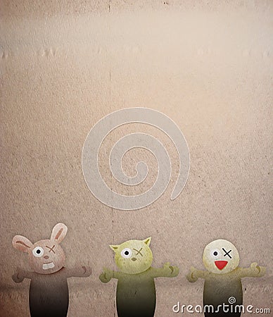 Creepy Paper Background Stock Image | CartoonDealer.com #9151411