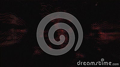 Creepy Red Horror Faces Barely Visible through Modulation Glitches ...