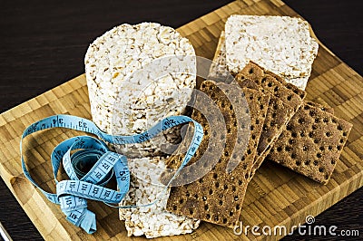 Crispbread And Ruler Stock Image | CartoonDealer.com #65625043