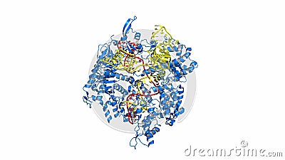 CRISPR/Cas9, Rotating Cartoon Model Stock Video - Video of drug ...