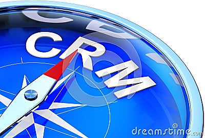CRM Compass Royalty Free Stock Photography - Image: 32289907
