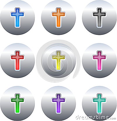 Cross Buttons Royalty-Free Stock Image | CartoonDealer.com #3584566