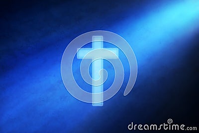 Cross In The Light Background Royalty Free Stock Images - Image: 10939729