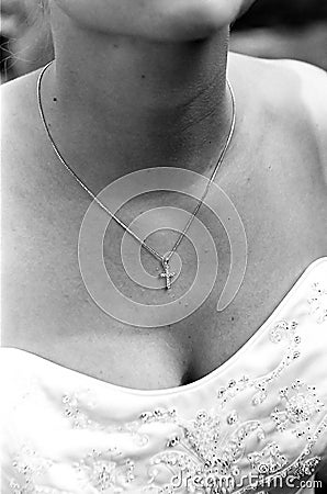 Cross On Neck Stock Photo | CartoonDealer.com #2081154