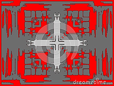 Cross In An Optical Illusion Royalty-Free Stock Photo | CartoonDealer ...