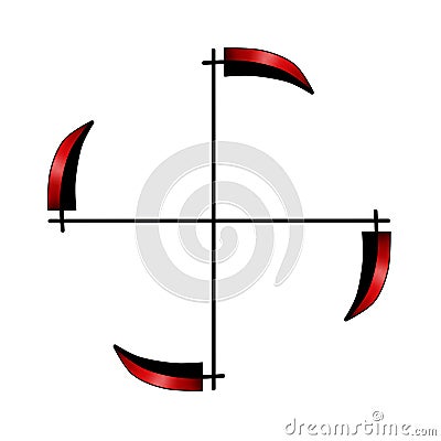 Scythe Cross Stock Illustrations – 807 Scythe Cross Stock Illustrations ...