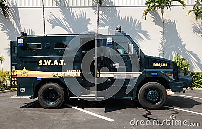Crowd control police vehicle - Stock Image - Everypixel