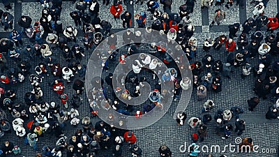 Crowd with Fast Motion Effect. Stock Video - Video of concepts ...