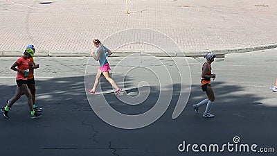 A Crowd of People Running in Different Directions Stock Video - Video ...