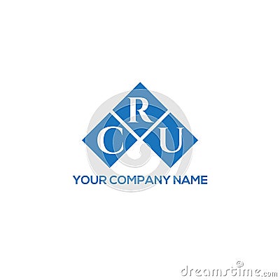 CRU Letter Logo Design On White Background. CRU Creative Initials ...