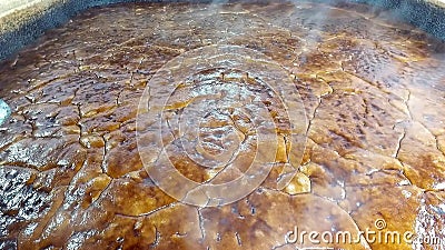 Crude Soap Base Boiling at High Temperature Inside the Boiler Stock ...