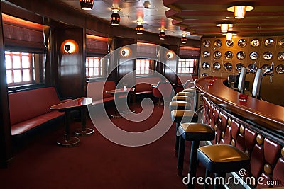 Cruise Bar Interior Royalty Free Stock Images - Image: 18709049
