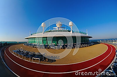 Cruise Ship Running Track Royalty Free Stock Photo - Image: 23981525