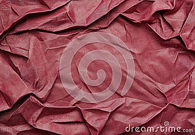 Crumpled Red Fabric Texture Background Stock Photo | CartoonDealer.com ...