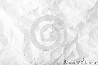 Crumpled Wrinkled White Office Paper Background, Texture Of Writing ...