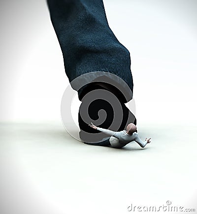 Crushed Man 2 Stock Images - Image: 3532084