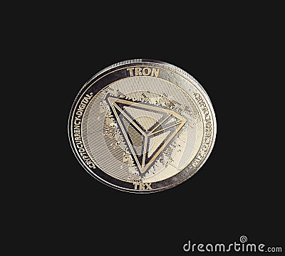 Cryptocurrency Tron Coin Stock Photography | CartoonDealer.com #270603350