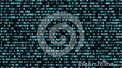 Cryptography Technology Concept Animation 4K Stock Footage - Video of ...