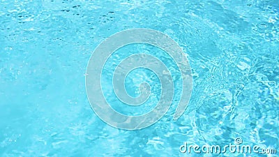 Crystal Clear, Blue and Sparkling Water in a Paddling Pool Stock ...