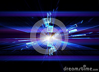 Crystal Explosion, Blast Stock Photography - Image: 10406072