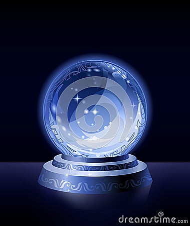 Crystal Scrying Ball Stock Images - Image: 6922614