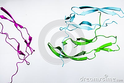 Crystal Structure Of Protein Royalty-Free Stock Photography ...