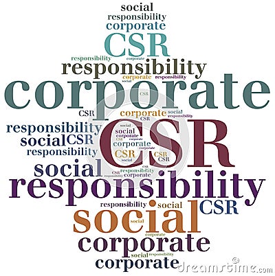 CSR. Corporate Social Responsibility. Royalty-Free Illustration ...