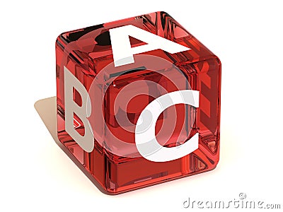 Cube With ABC. Alphabet Stock Illustration | CartoonDealer.com #4254976