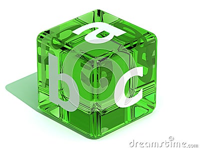 Cube With ABC. Alphabet Royalty-Free Illustration | CartoonDealer.com ...