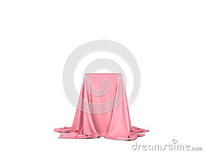 Cube Covered With Piece Of Cloth Royalty-Free Cartoon | CartoonDealer ...