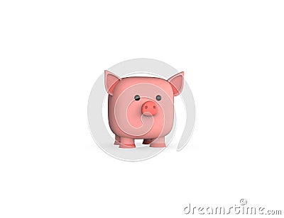 Cube Pig 3D Render Model Stock Photography | CartoonDealer.com #221437718