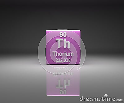 Cube With Thorium Number 90 Periodic Table Stock Image | CartoonDealer ...