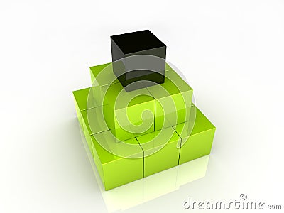 Cubes Pyramid Royalty-Free Stock Photo | CartoonDealer.com #11240775