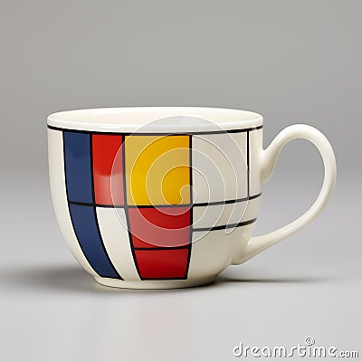 Modern Mondrian Cup Design By Moroni Royalty-Free Stock Image ...