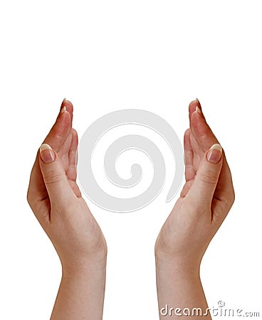 Cupped Hands Royalty Free Stock Photo - Image: 13216125