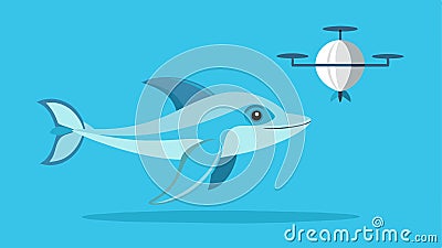 A Curious Dolphin Surfaces Next To An EVTOL Midflight Seemingly ...