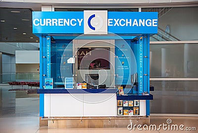 Currency Exchange Booth Editorial Photo | CartoonDealer.com #37630727