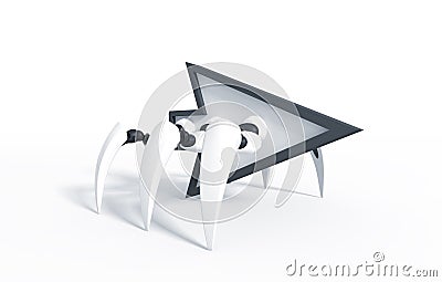 Cursor Spider Royalty-Free Stock Image | CartoonDealer.com #35935468