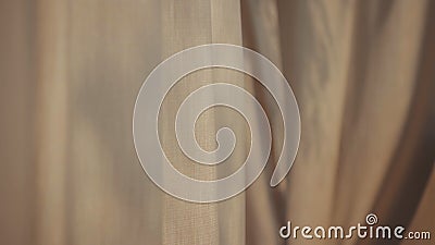 Curtain Waving in the Wind. Stock Footage - Video of decoration ...