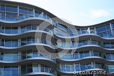 Curved Apartment Building Royalty Free Stock Photography - Image: 1791417