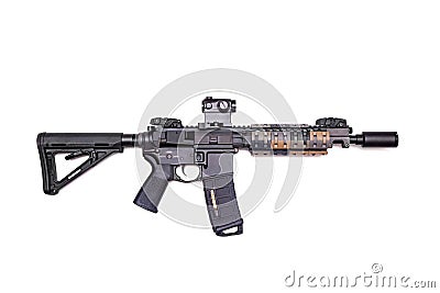 Custom Build AR-15 SBR Stock Photo - Image: 63516650