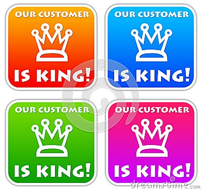 Customer Is King Stock Photos - Image: 34339823