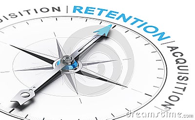 Customer Retention VS Acquisition Royalty-Free Illustration ...