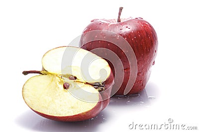 A Cut Open Apple Stock Photo - Image: 18489670
