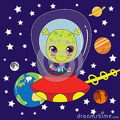 Cute Alien Royalty Free Stock Images - Image: 17325719