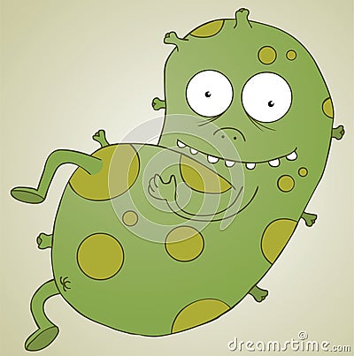 Cute Bacteria Royalty Free Stock Images - Image: 26786329