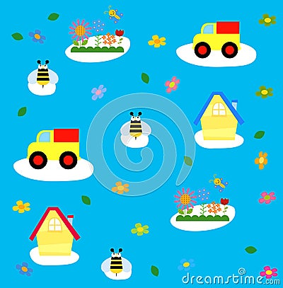 Cute Cartoon Background | CartoonDealer.com #43234409