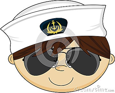 Cute Cartoon Navy Sailor | CartoonDealer.com #85261539