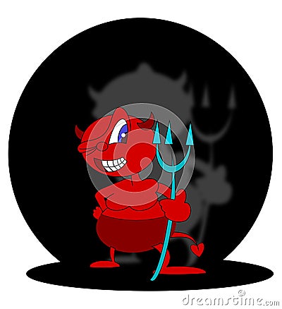 Cute Devil Royalty Free Stock Photo - Image: 7422115